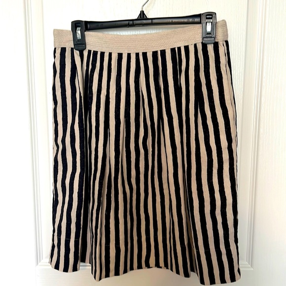 LOFT | Skirts | Demin Stripped Skirt | Poshmark